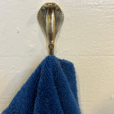 A Wall Hook for Clothes is Made of Brass in the Form of a Hippopotamus ...