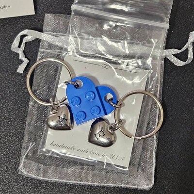 Heart Necklace Set Made With Authentic LEGO® Bricks 100% Stainless ...