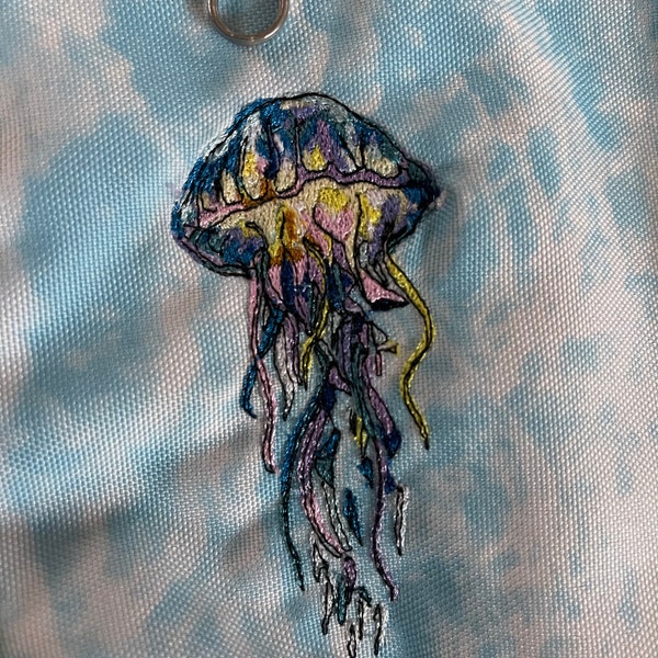 Jellyfish Machine Embroidery Design, Sea Jellyfish Embroidery Pattern ...
