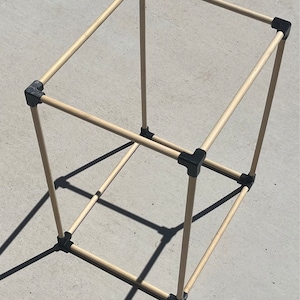 1/2 Inch SQUARE Wooden Dowel Rod Connectors - Etsy