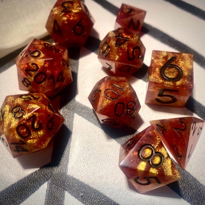 Sleepyhead Epoxy Resin Dice - Etsy