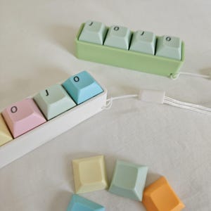 Pink Mechanical 10 Key Grenade Fidget - Etsy