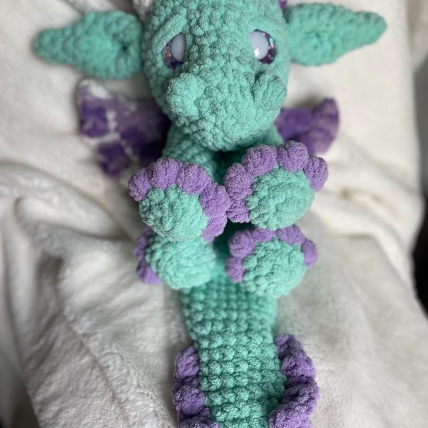 Cato the Dragon Snuggler/lovey Amigurumi Crochet Pattern - Etsy Canada