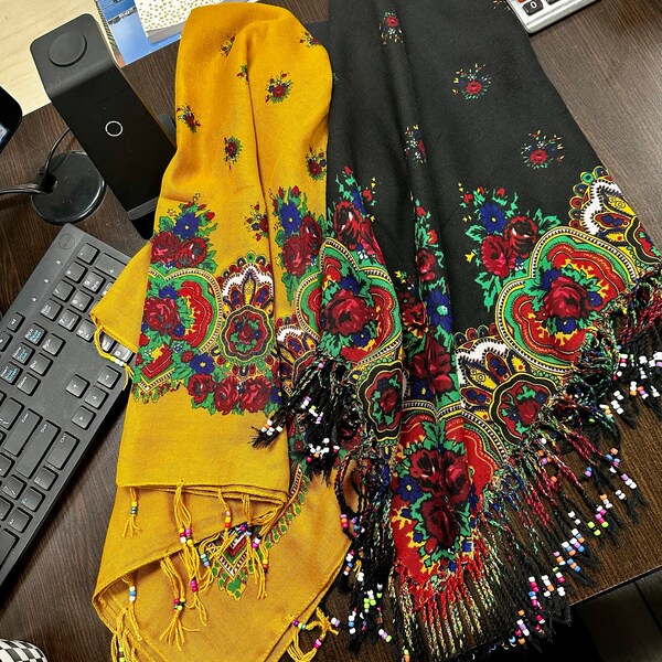 Kurdish Hand-woven • Ethnic Pattern Tablecloth • Kilim Woven Fringed ...