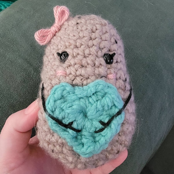 Emotional Support Potato Amigurumi - Printable Crochet PDF Pattern ...