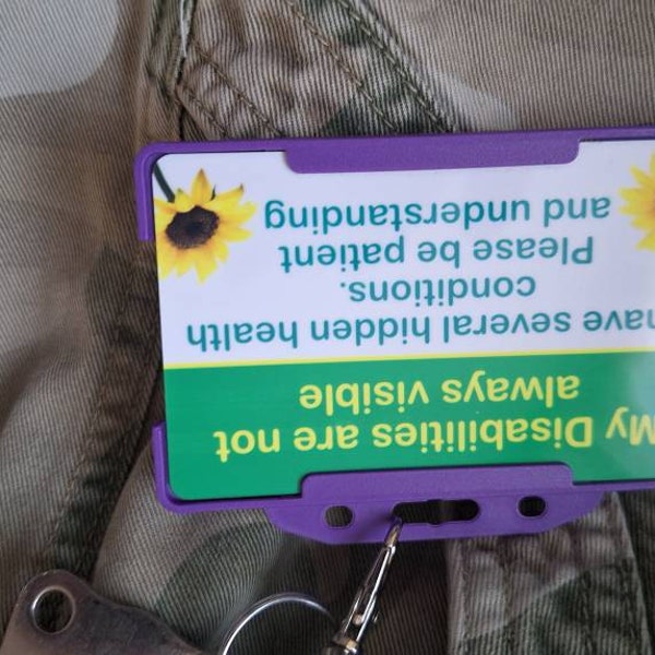 ADHD and ODD Awareness ID Card and Lanyard - Etsy