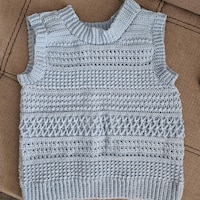 Diamond Crochet Vest Pattern: Timeless Jumper (PDF Pattern) - Etsy Canada