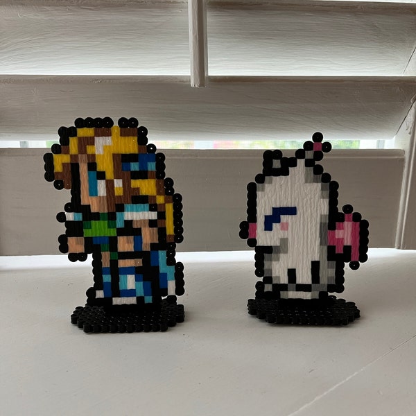 Final Fantasy VI: Perler Bead Sprites - Terra, Locke, Edgar, Sabin ...