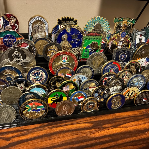 Challenge Coin Display - Multiple Sizes & Variants - Etsy