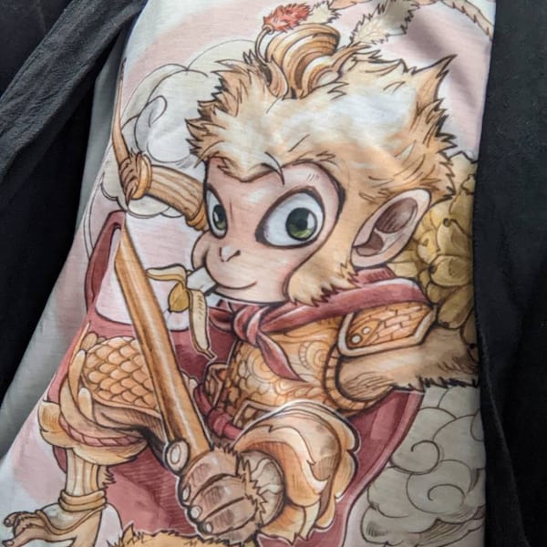 Sun Wukong Monkey King T-shirt - Etsy