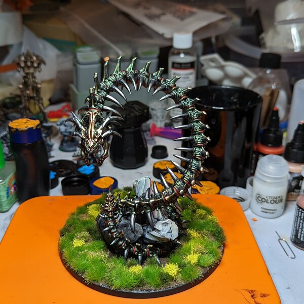 Nagarot Bone Naga (100mm Base) 3D Printed Resin Miniature | Tabletop ...