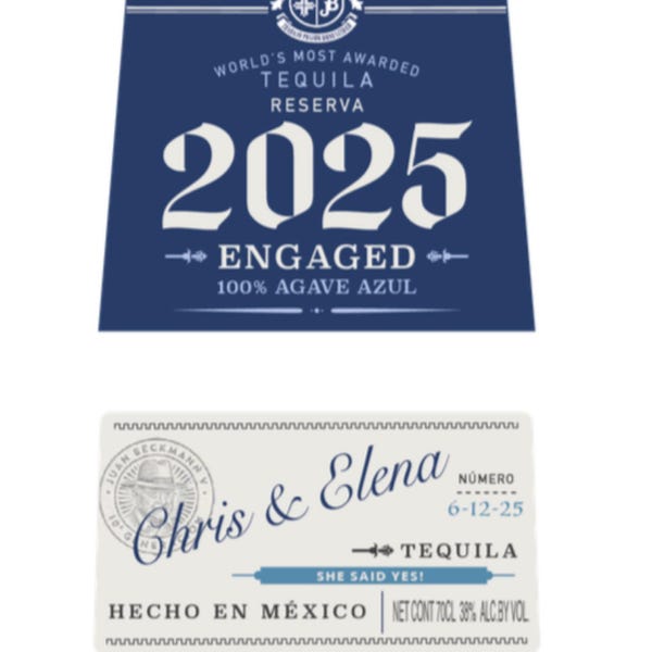 Custom Don Julio 50ml Label, Printable Mini Reposado Tequila Label ...