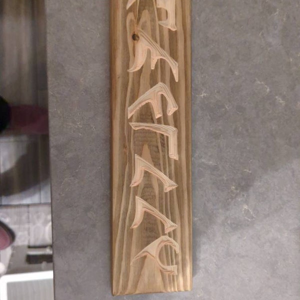 Your Name in Viking Runes! Custom Norse Name Sign. Personalized Nordic ...