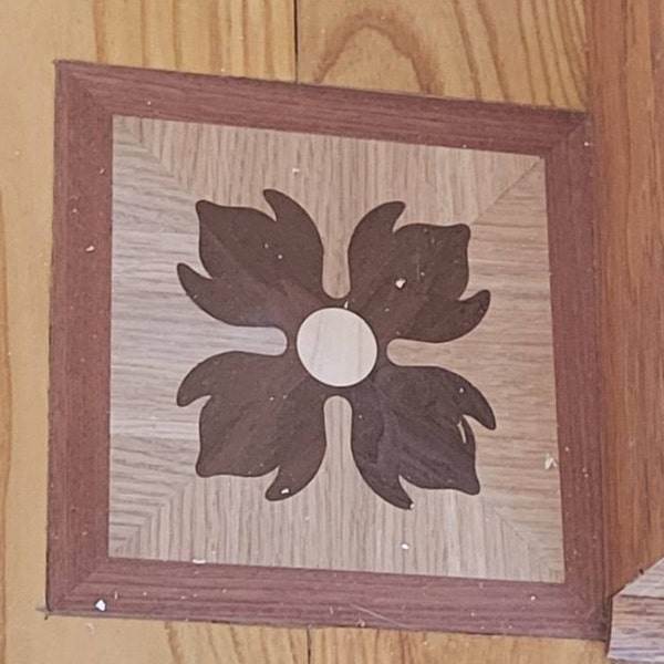 Wooden Floor Inlay Wood Floor Medallion Hardwoods Atwoodgoods Handmade ...