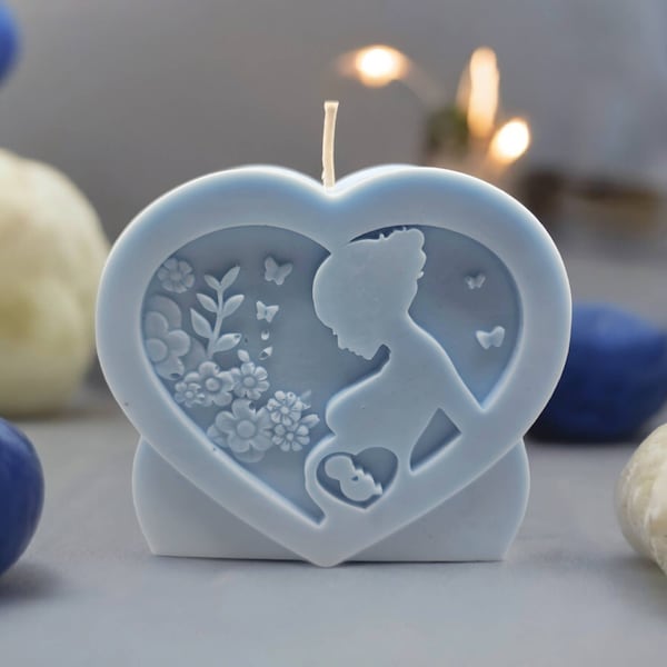 Beautiful Lady Statue Candle Mold, Goddess Female Bust Silicone Molds ...