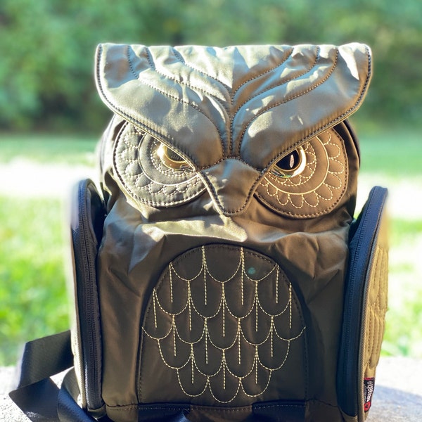 Owl Backpack - Water-repellent Design by Darling's - Medium Small - Etsy