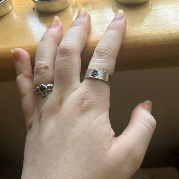 River Trail Sterling Silver Ring | Custom Trail Ring, Custom River Ring ...