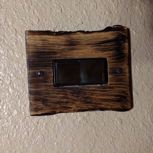 Live Edge Extreme Rustic Solid Oak Log Switch and Outlet Covers - Etsy
