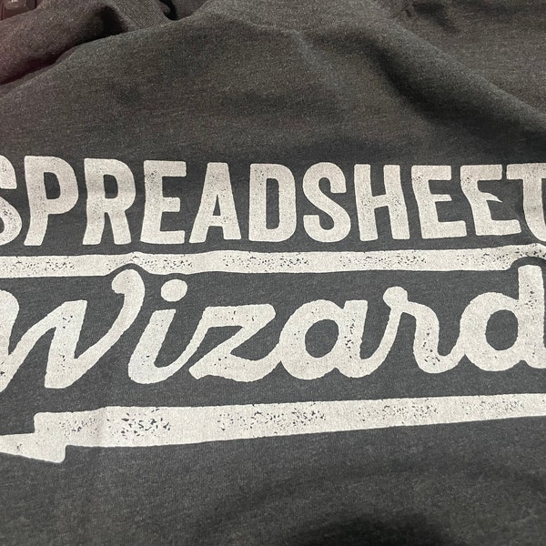 Spreadsheet Wizard T Shirt, Accountant Gift, CPA Shirt, Excel Geek ...