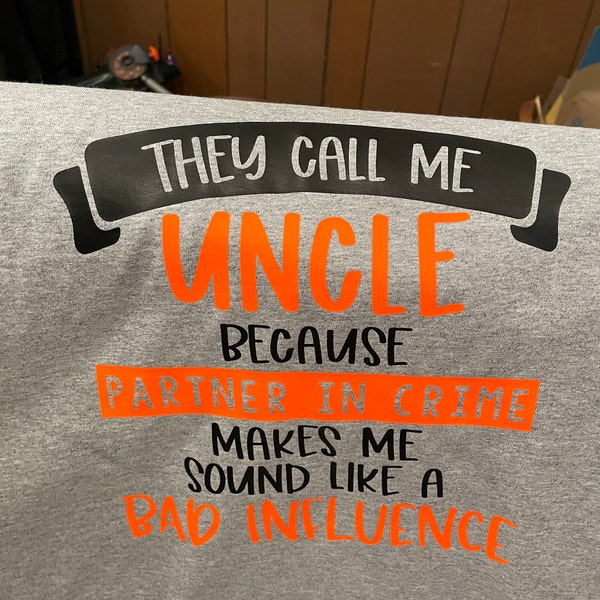 They Call Me Uncle Svg, Uncle Svg, Fathers Day Svg, Partner in Crime ...