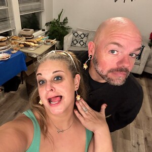 Wooden im Just Here for the Pie Earrings - Etsy