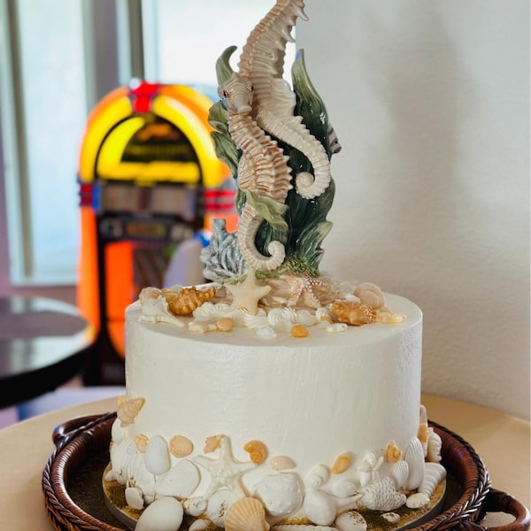 Hard Candy Edible Sugar Shells - Very Detailed - Cupcake or Cake Topper ...