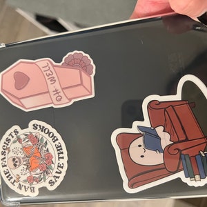 Skeleton Stickers Peace Sign Sticker Goth Stickers - Etsy