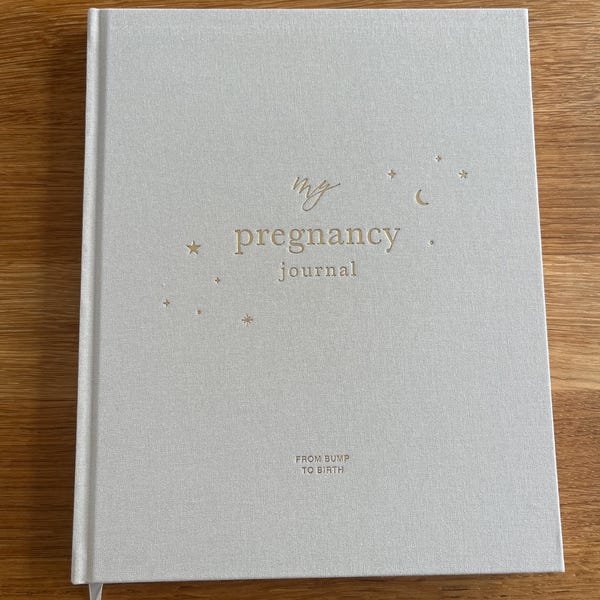 My Pregnancy Journal, Expectant Mother Gift, Pregnancy Planner - Pearl ...