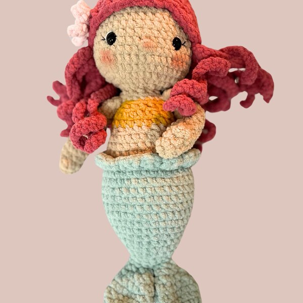 The Original Merbabies Amigurumi Pattern, Crochet Merbaby Plushie ...