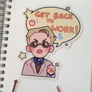 Get to Work Sticker - Etsy