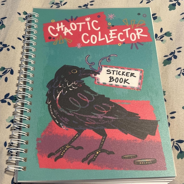 Chaotic Collector Sticker Book | Reusable 50 Page A5 Junk Journal ...