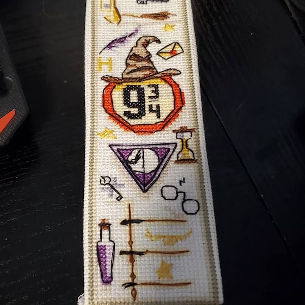 Magic Bookmark Cross Stitch Pattern PDF Download, Handmade Bookmark ...