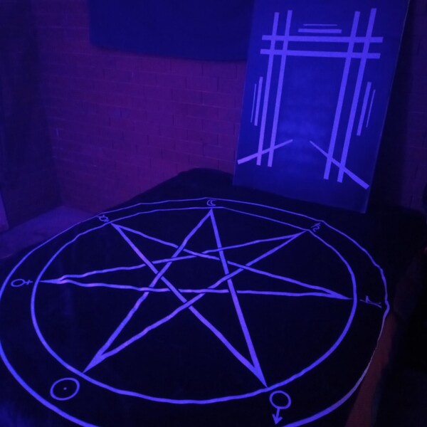 Goetia Lesser Key of Solomon Evocation Summoning Circle Complete Set ...