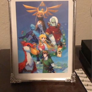 Legend of Zelda Art Print | Etsy