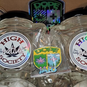 Dope Jars 500ml Herb Storage Swing Top Stash Jar With - Etsy