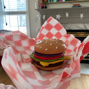 Unique Coaster Set Cheeseburger Coaster Set of 6 Coasters Unique ...