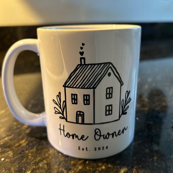 New Home Gift, Personalized New Home Mug, New Home Gift Basket, New ...