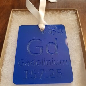 Science Ornament Choose Your Periodic Table Element Small Chemistry or ...