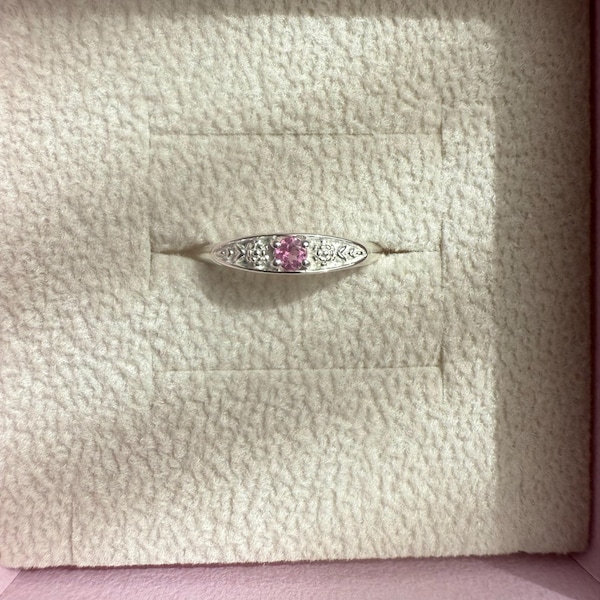 October Birth Ring, Birthstone Ring, Birthflower Ring, Statement Ring ...