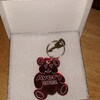 Personalized Teddy Bear Key Chain, Engraved With Name - Etsy