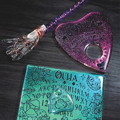 Chrome Color Shifting Resin Frog Figurine/unique Gift/ Toad Statue ...
