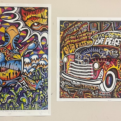 CHINA CAT Psychedelic Rock Poster - Etsy