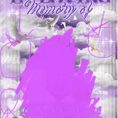 Lavender Purple Heavens Gate in Loving Memory Forever in Our Hearts ...