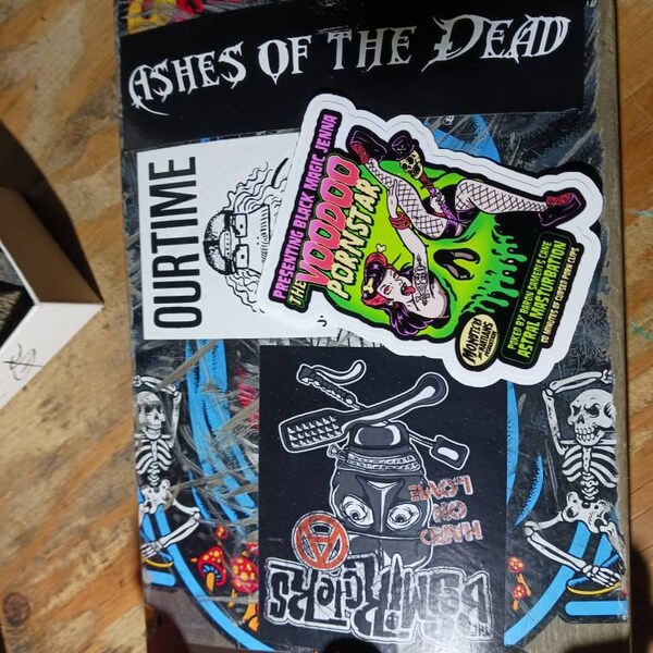 Rockabilly Big Bad Wolf Vinyl Sticker, Horror Punk Decal, Psychobilly ...