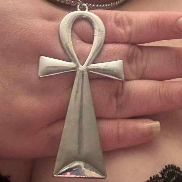 Huge Ankh Necklace 10cm Ankh Egypt Gothic Tradgoth Occult Witch Vampire ...