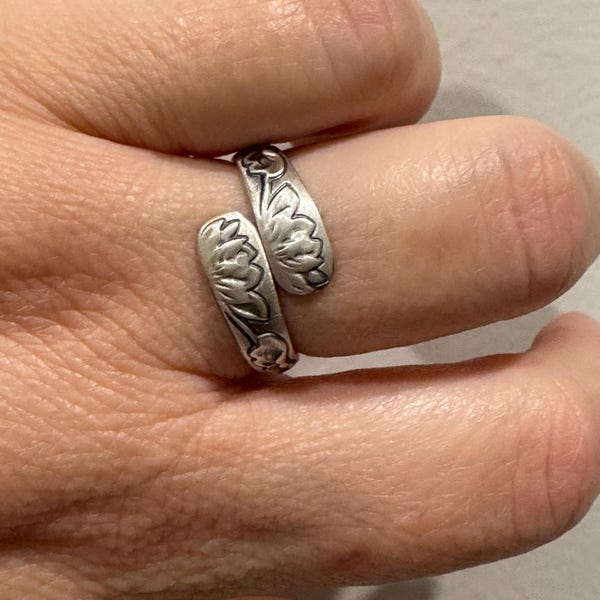 925 Sterling Silver Om Ring, Protection Ring , Adjust Ring Tibetan Ring ...