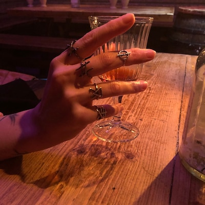 ARSENIC Ring Arsenic Symbol Alchemy Symbols Esoteric - Etsy