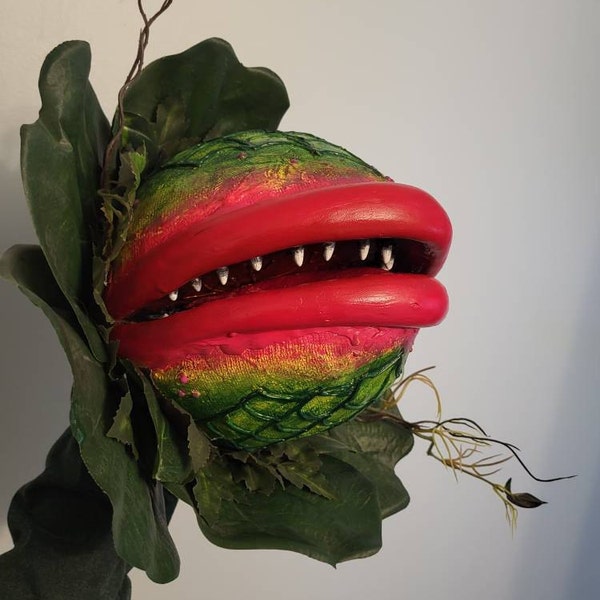 Little Shop of Horrors Audrey Two Pod One Hand Puppet. Replica Hand ...