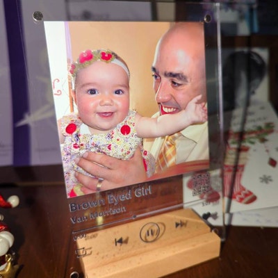 Custom Photo Collage Plaque, Personalized Picture Frames Glass Art ...