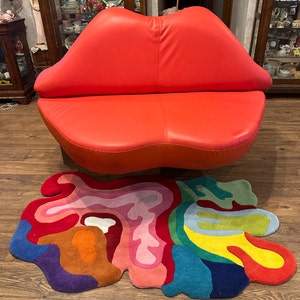 Melting Hand Tufted Rug/ Abstract Feel for Living Room/ Bedroom/ Home ...